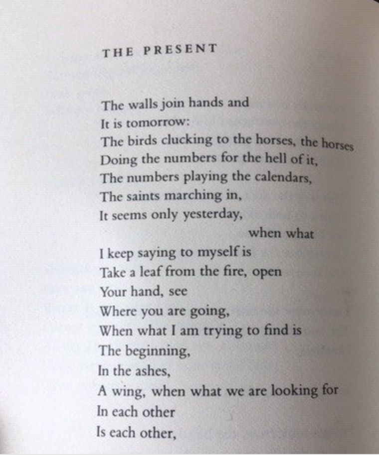 Poem: The Present, W.S. Merwin | Ned Hayes